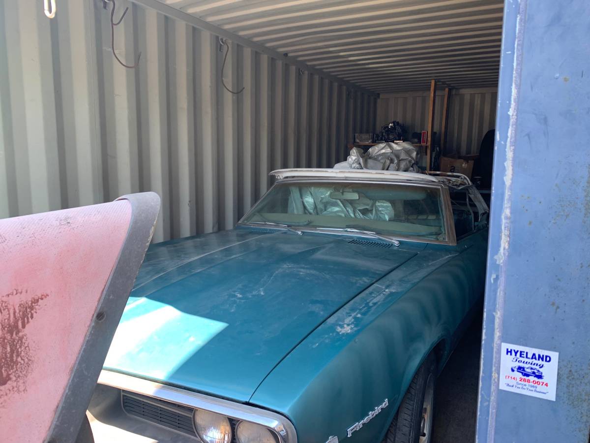 1968 Pontiac Firebird Container Find: Owner Wants Decade-Stored ...